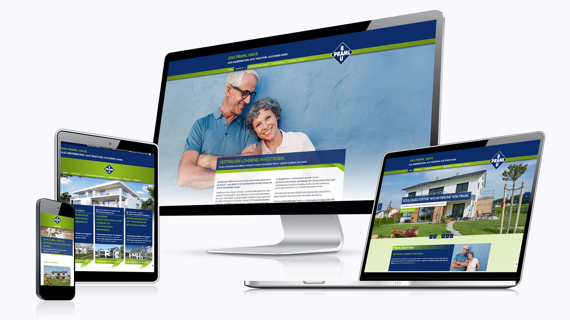 Die neue Website ist online! - Praml Bau · Schlüsselfertig Bauen